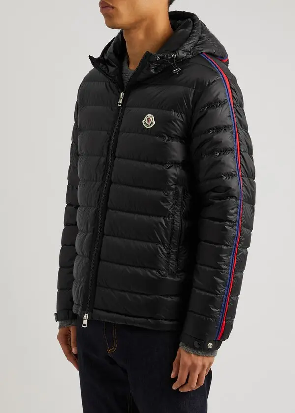 Moncler Agout Quilted Shell Jacket - Black