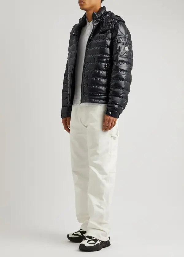Moncler Lauros Quilted Shell Jacket