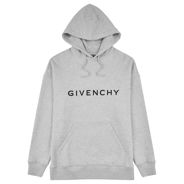 Givenchy Hooded Logo Cotton Sweatshirt M