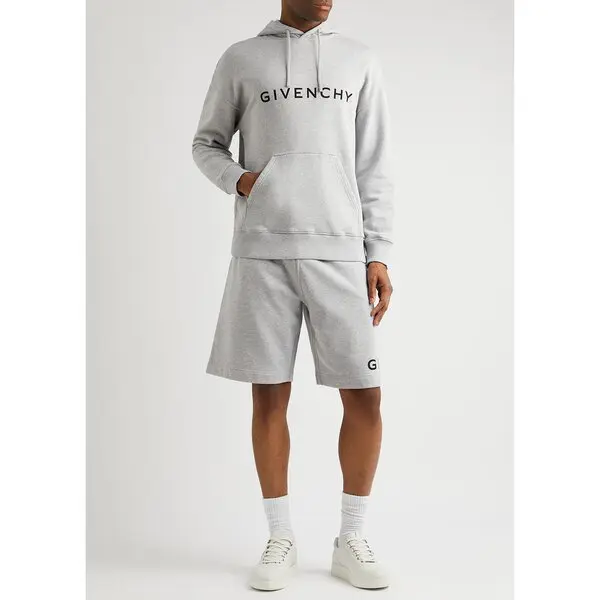 Givenchy Hooded Logo Cotton Sweatshirt M