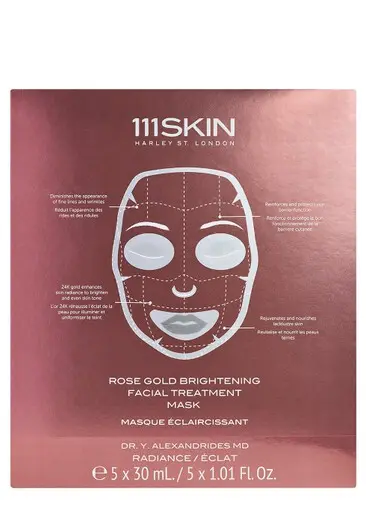 111SKIN Rose Brightening Mask Box - Gold