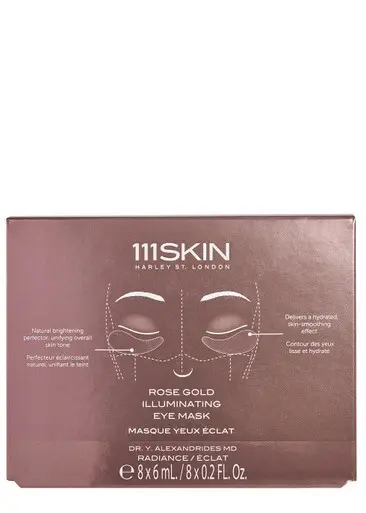 111SKIN Rose Illum Eye Mask Box, Beyond Beauty, Acetate - Gold