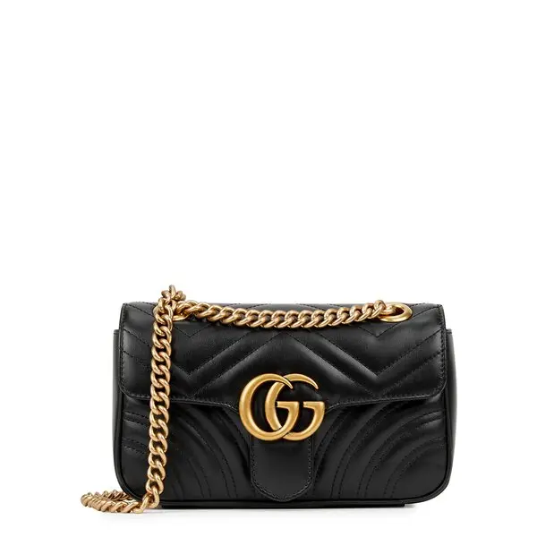 Gucci Gg Marmont Mini Leather Shoulder Bag