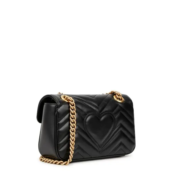 Gucci Gg Marmont Mini Leather Shoulder Bag