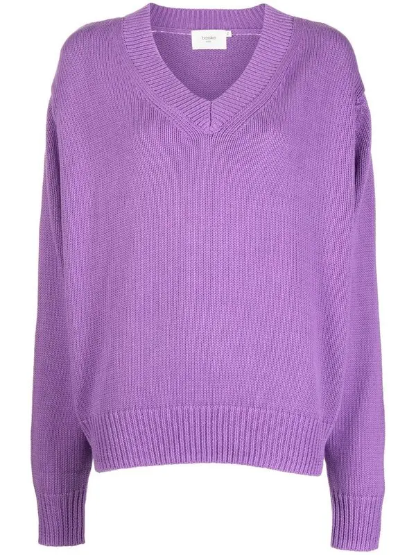 Bassike V-neck Knit Jumper