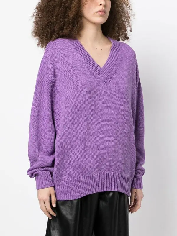 Bassike V-neck Knit Jumper
