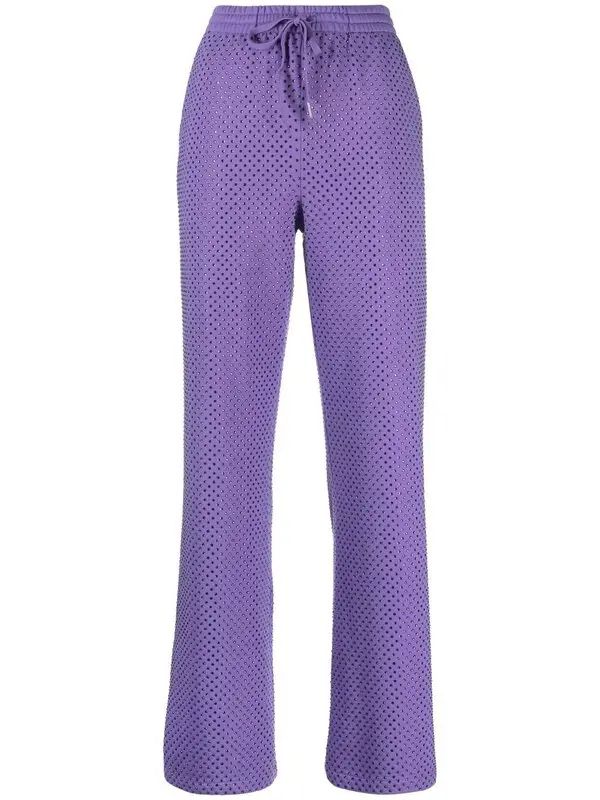 P.a.r.o.s.h Mesh-design Trousers