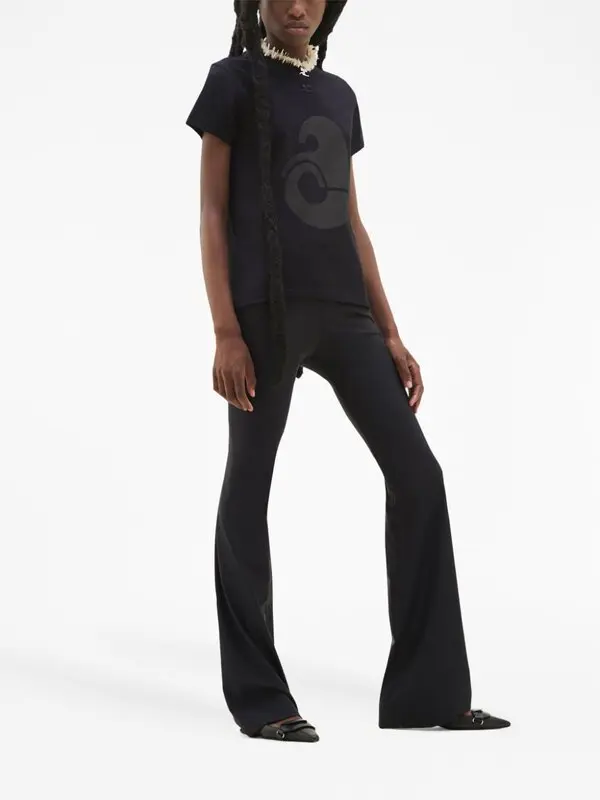 COURREGES Short-sleeve Cotton T-shirt