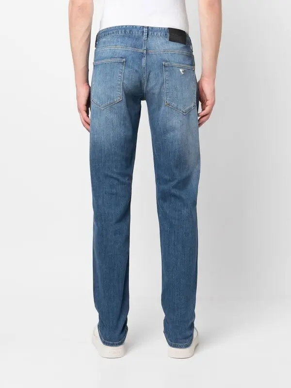 Emporio Armani Straight-leg Jeans - Blue