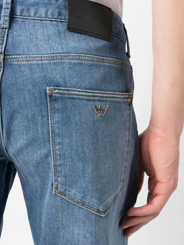 Emporio Armani Straight-leg Jeans - Blue