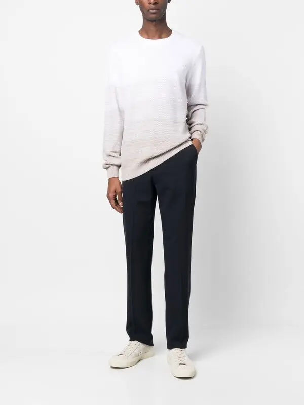 Corneliani Gradient-effect Knitted Jumper