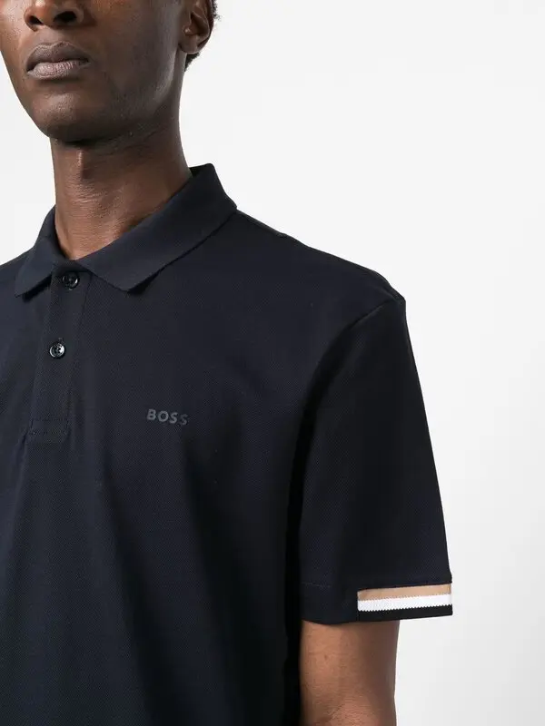 BOSS Short-sleeve Polo Shirt - Blue