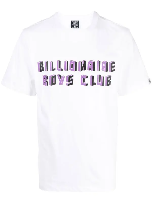 BILLIONAIRE BOYS CLUB Logo-print Cotton T-shirt - White