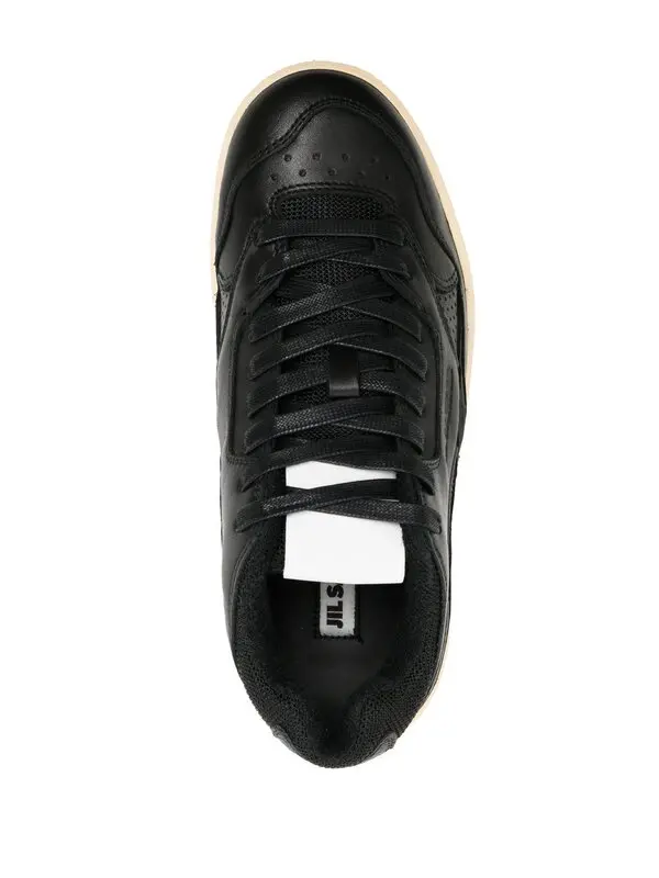 JIL SANDER Basket Low-top Sneakers - Black