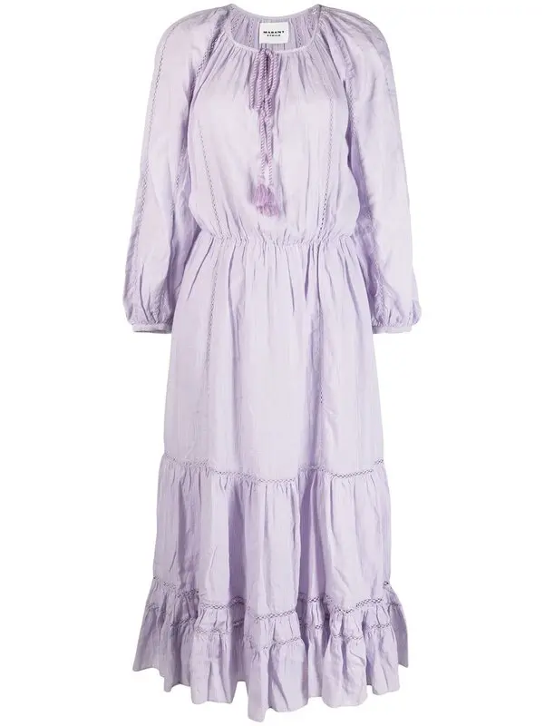 MARANT ETOILE Latifa Flared Midi Dress