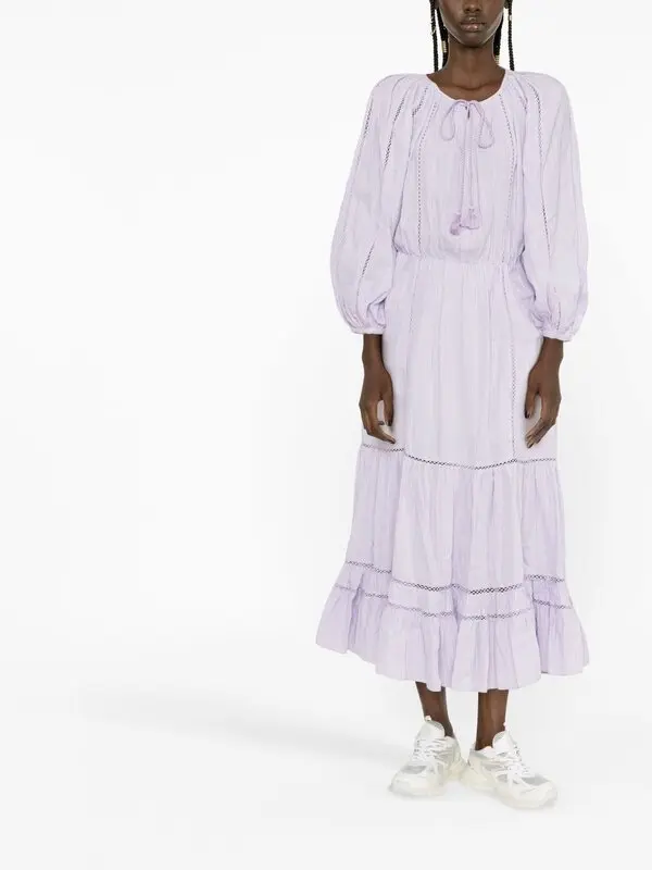 MARANT ETOILE Latifa Flared Midi Dress