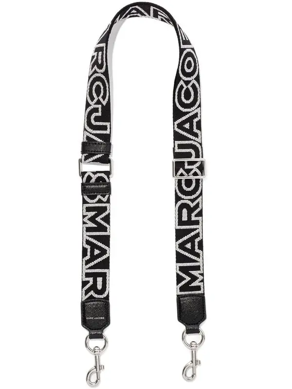 Marc Jacobs The Thin Strap' Logo-motif Strap - Black