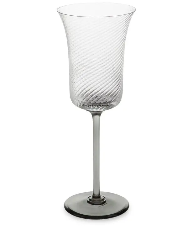 Dolce & Gabbana Murano Hand-blown Wine Glass - White