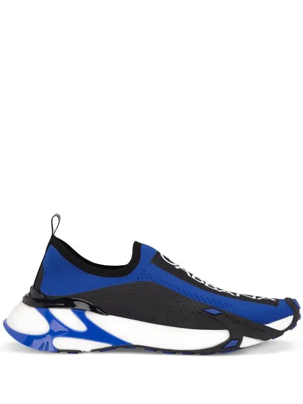 Dolce & Gabbana Fast Mesh Sneakers - Blue | Editorialist