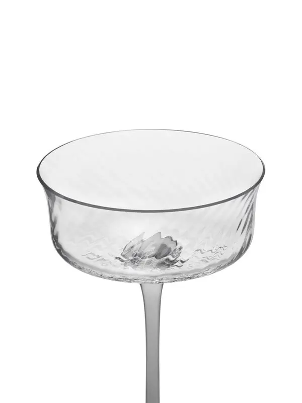 Dolce & Gabbana Hand-blown Murano Champagne Coupe - White