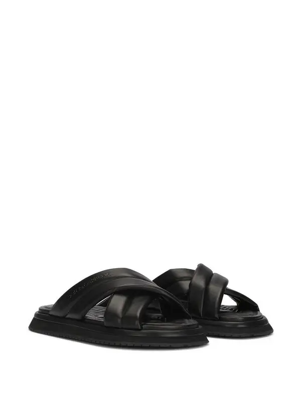 Dolce & Gabbana Crossover-strap Flat Sandals