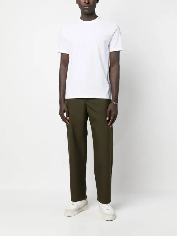 Herno Logo-plaque Cotton T-shirt - White