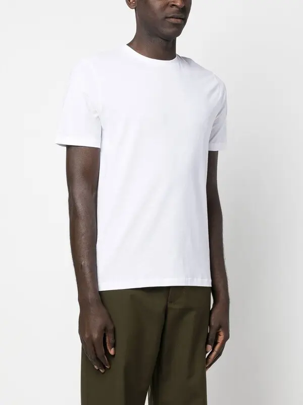 Herno Logo-plaque Cotton T-shirt - White