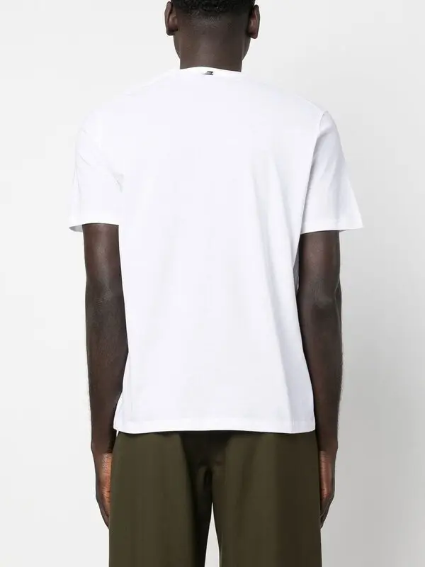 Herno Logo-plaque Cotton T-shirt - White