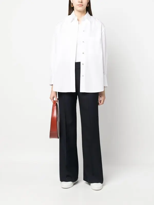 Vince Long Sleeve Shirt - White