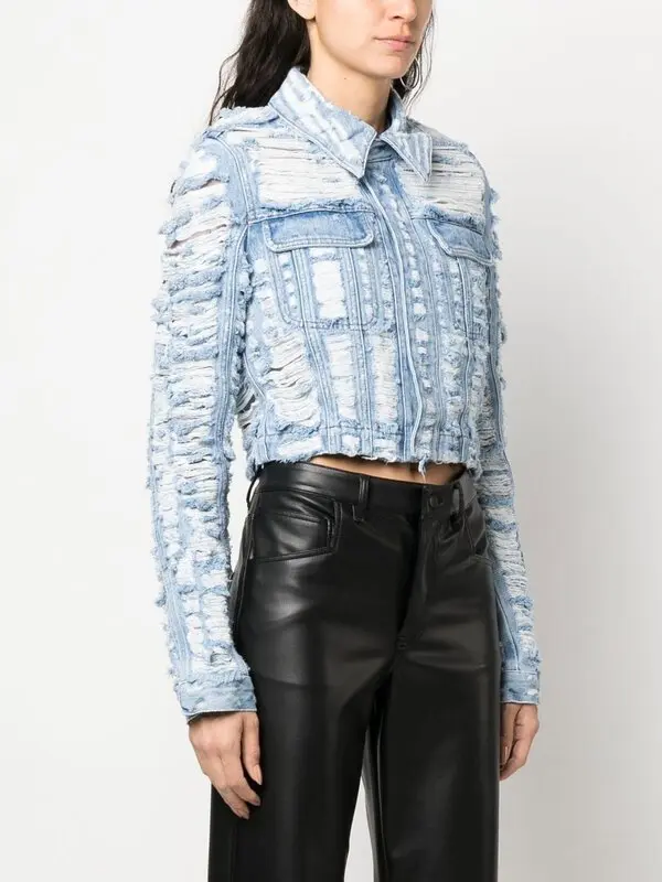 DIESEL® De-slimmy-fsc Denim Cropped Jacket