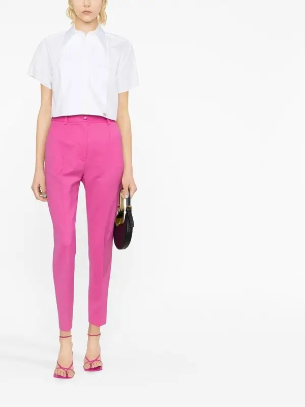 Dolce & Gabbana High-waisted Tapered Trousers