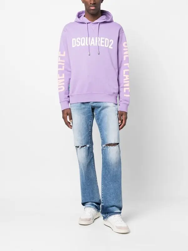 Dsquared2 Straight-leg Ripped Jeans