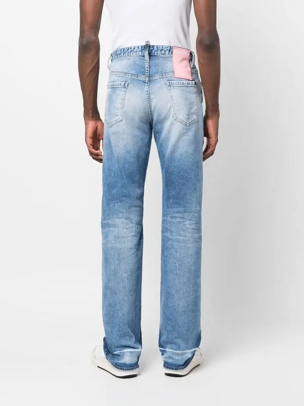 Dsquared2 Straight-leg Ripped Jeans