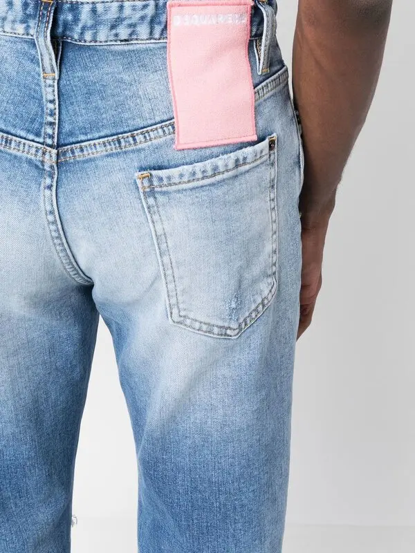 Dsquared2 Straight-leg Ripped Jeans