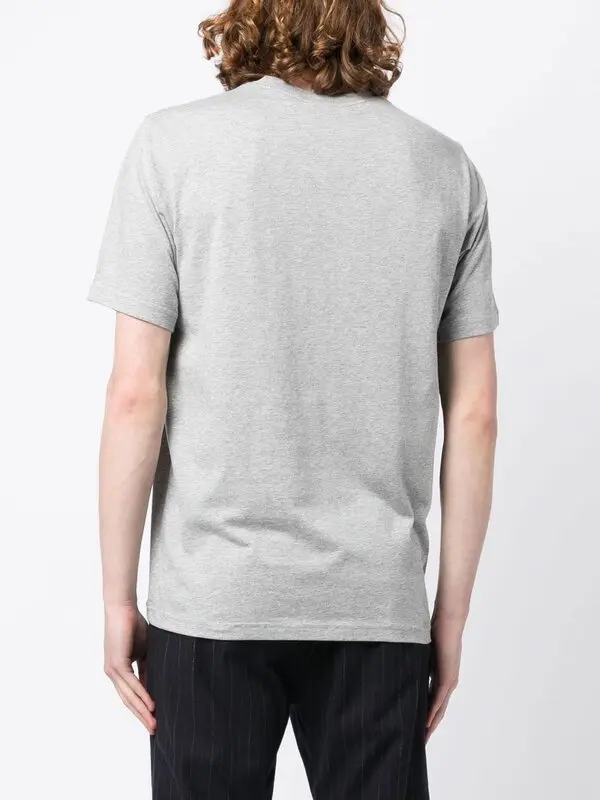 Paul Smith Zebra Embroidered-logo T-shirt - Grey