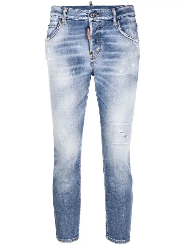 Dsquared2 Distressed-effect Cropped Jeans