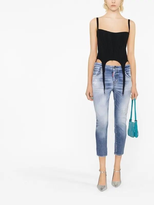 Dsquared2 Distressed-effect Cropped Jeans