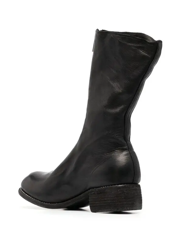 Guidi Front-zip 45mm Leather Boots