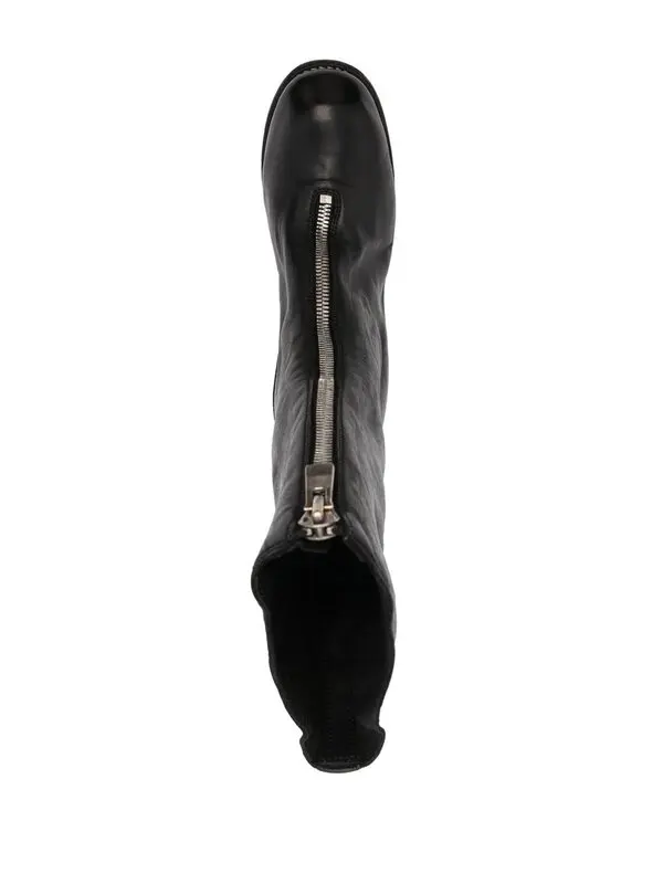 Guidi Front-zip 45mm Leather Boots