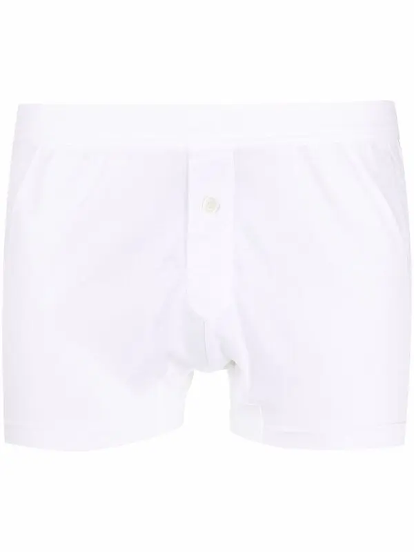 LANVIN Button-down Boxers - White