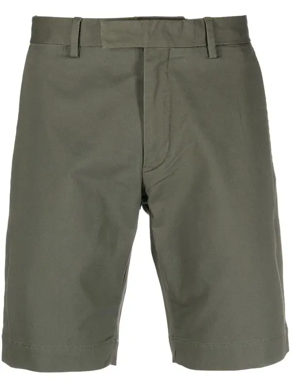 Polo Ralph Lauren Off-centre Fastening Chino Shorts - Green