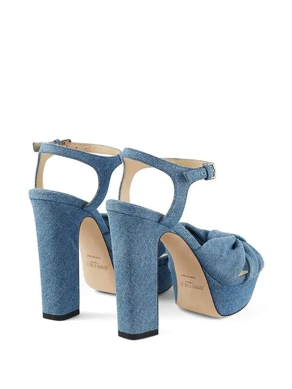 JIMMY CHOO Denim High-heel Sandals