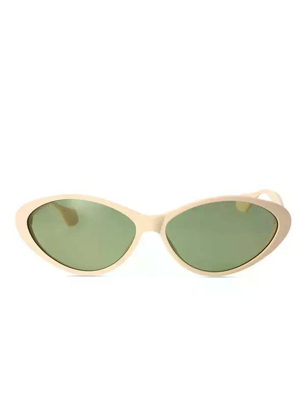 Gucci Cat-eye Frame Sunglasses - White