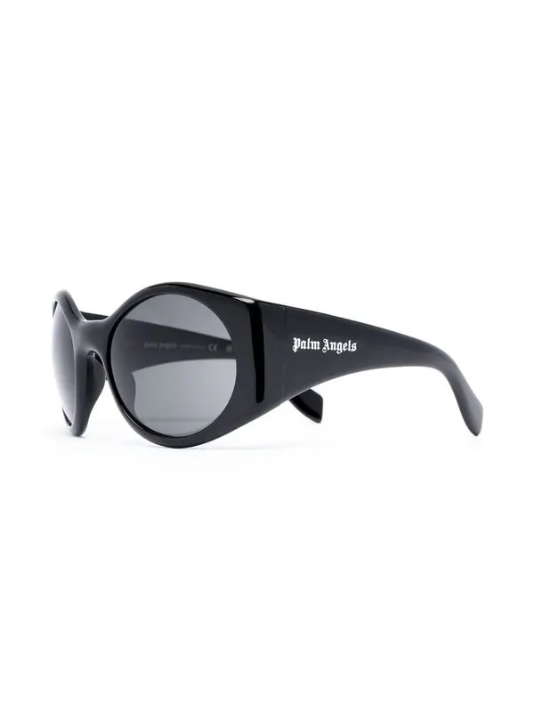Palm Angels Tennis Round-frame Sunglasses - Black