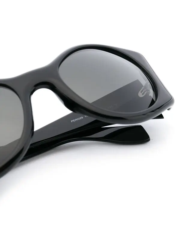 Palm Angels Tennis Round-frame Sunglasses - Black