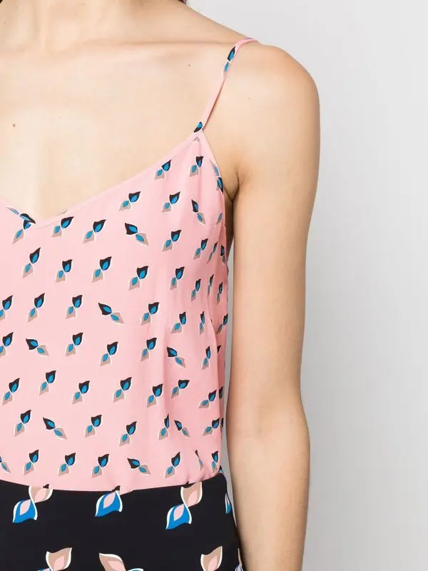 Diane Von Furstenberg Graphic-print Top