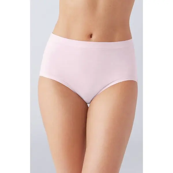 Wacoal Understated Cotton Blend Briefs - Cradle Pink