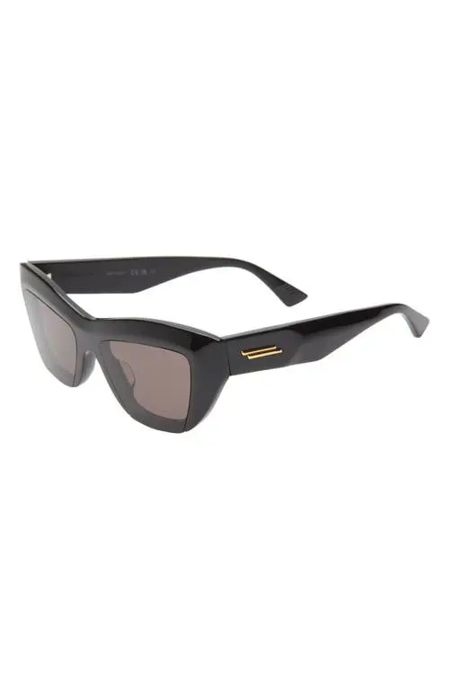Bottega Veneta 52mm Rectangular Sunglasses