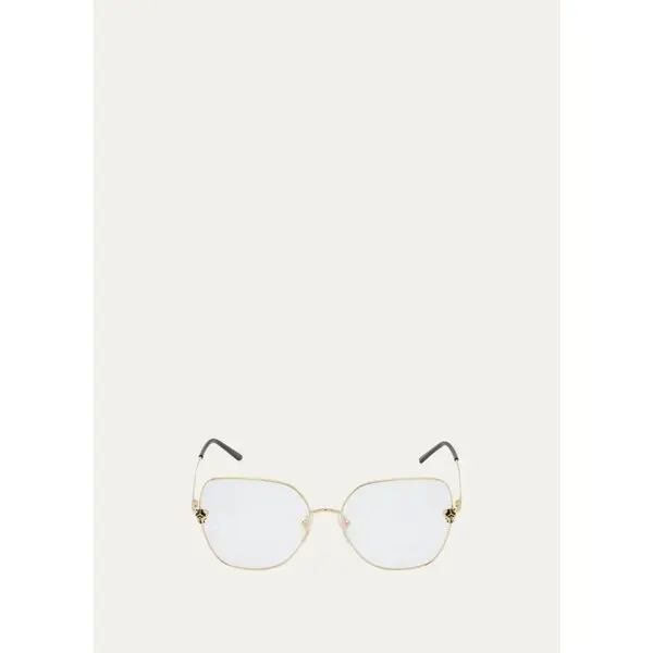 Cartier Panther -plated Metal Butterfly Optical Glasses