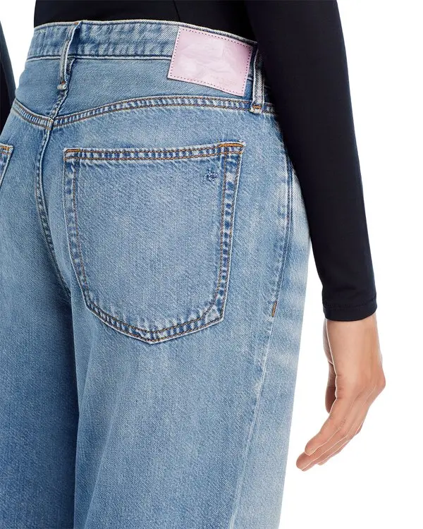 Rag & Bone Logan Featherweight High-rise Wide-leg Jeans